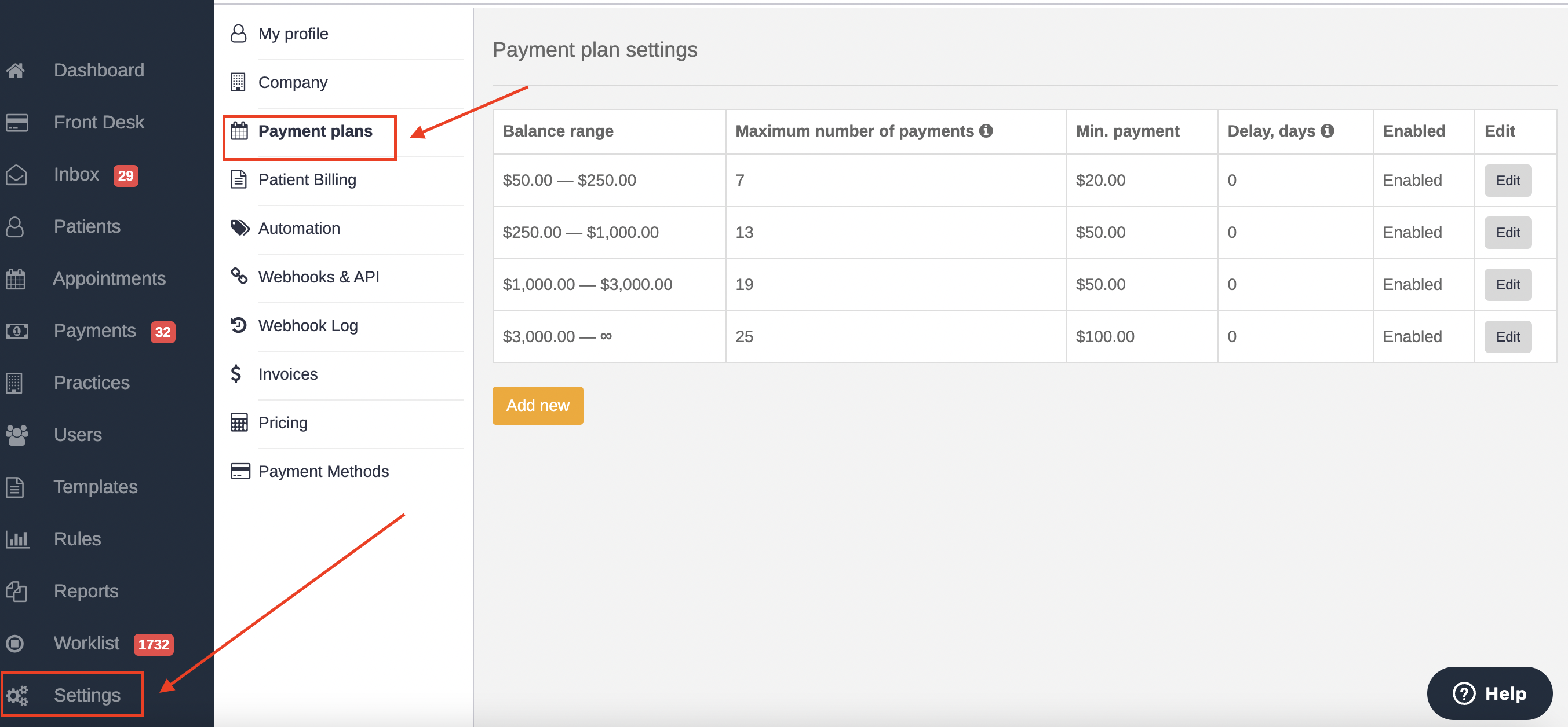 How do I set up payment plan parameters? – Collectly